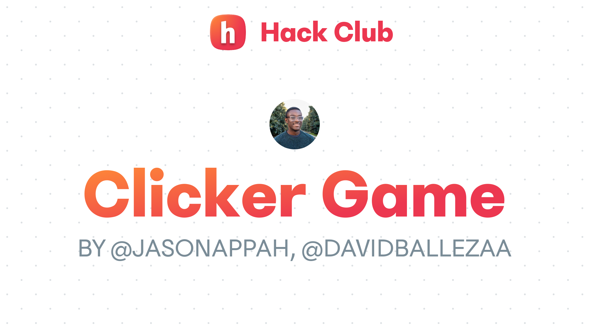Clicker Game – Hack Club