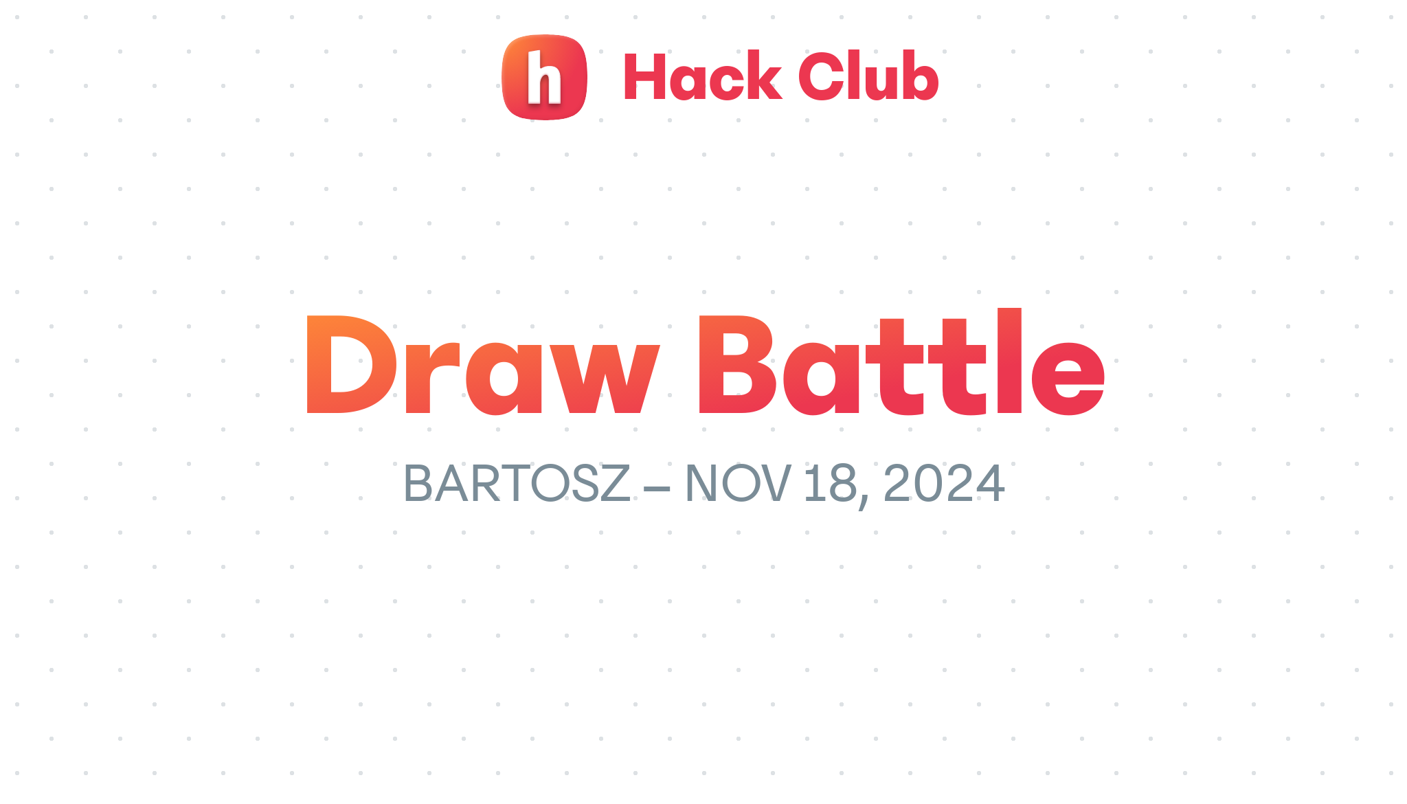 Draw Battle – Hack Club Events