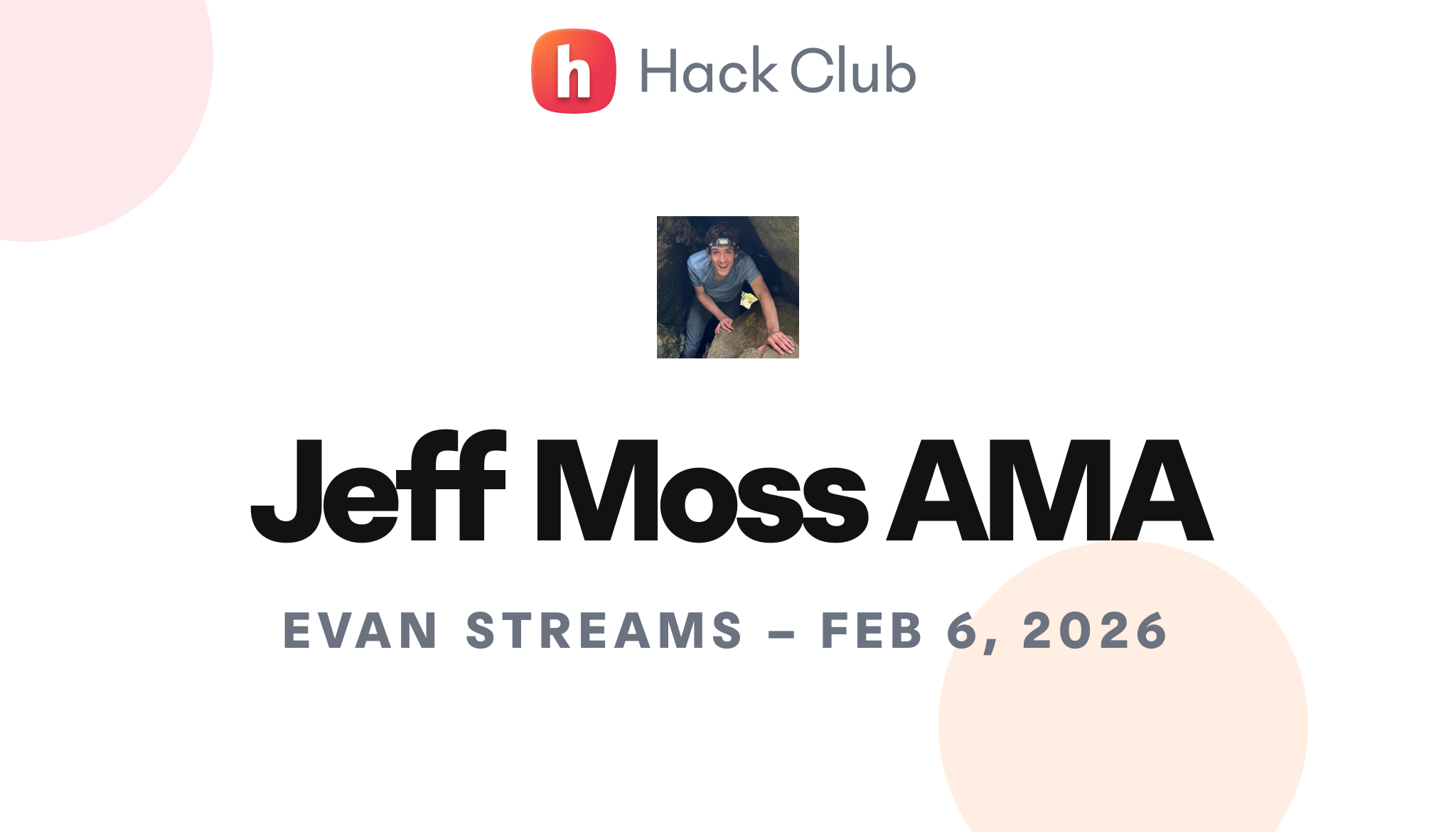 Jeff Moss AMA – Hack Club Events