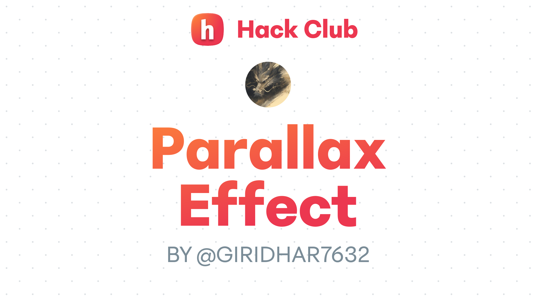Parallax Effect – Hack Club